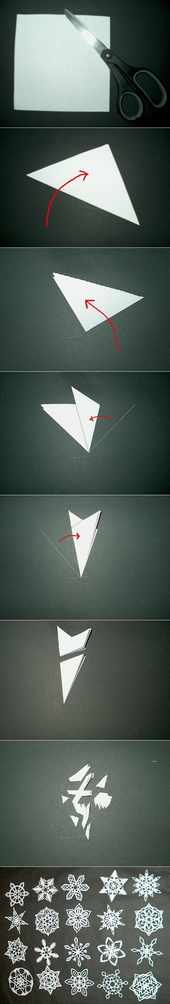 Paper Snowflake Tutorial Kids Kubby
